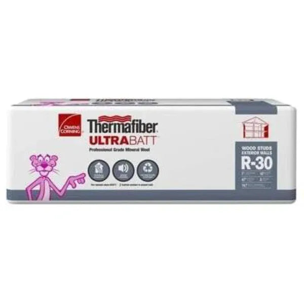 Owens Corning Thermafiber R-30 Mineral Wool Insulation Batt – Insulation4US