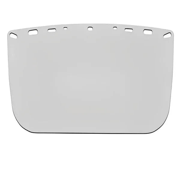 Malta Dynamics Clear, Flat Economy Polyester Visor - 8 In x 15 In x .04 ...
