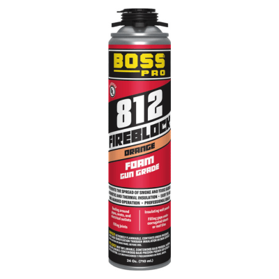 Boss 812 - Fireblock Gun Foam - 24oz - (Box of 12) - Shop Online ...