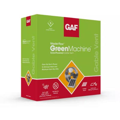 Master Flow Solar Powered Gable Vent 500 CFM - Shop Now